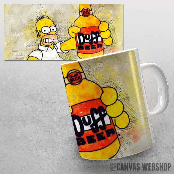 Šolja Homer Duff pivo