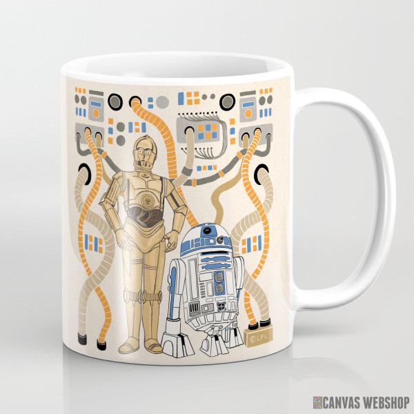 Šolja NB - Najbolji botovi - C3PO i R2-D2