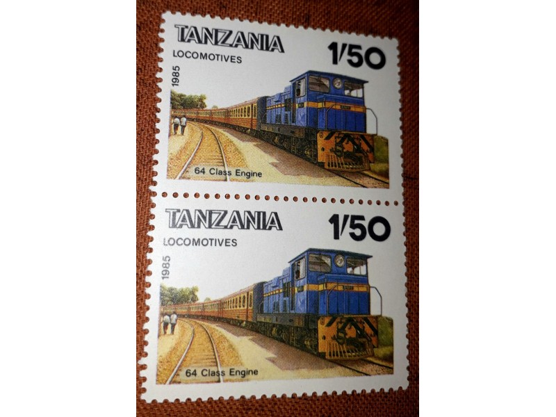 Tanzania 1985 MNH par - locomotive
