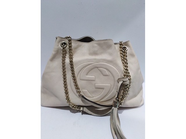 GUCCI originalvelika  torba prirodna 100%koža