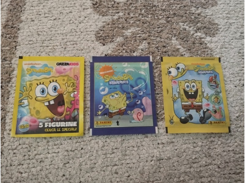 Sundjer Bob/Sponge Bob - 3 razlicite pune kesice