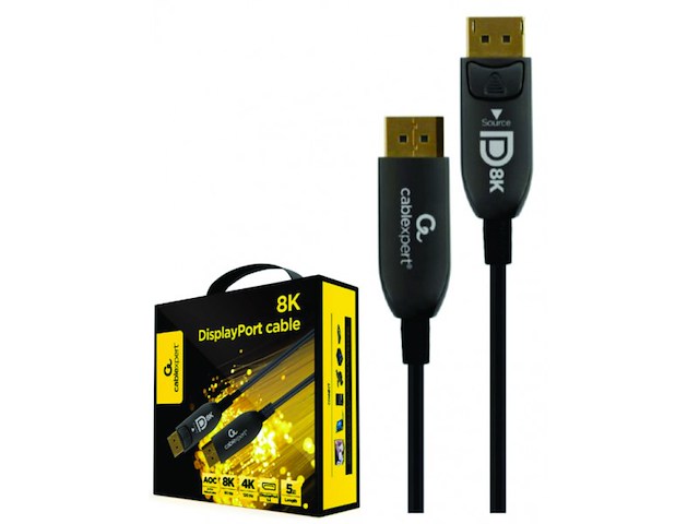 CC-DP8K-AOC-5M Gembird Active Optical Cables (AOC) DisplayPort v.1.4 (8K@60Hz/4K@120Hz) 5m