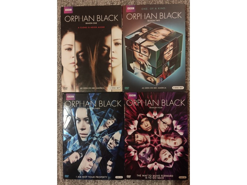 Orphan Black 4x3 DVD set