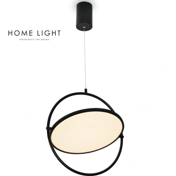 HOME LIGHT – LUNA 253 VISILICA 10W 3000K CRNA DIMABILNA