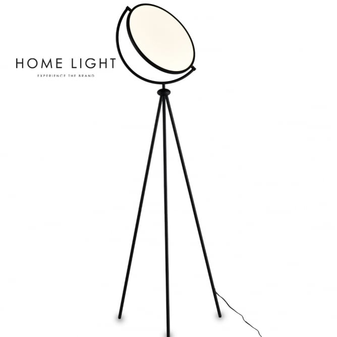 HOME LIGHT – LUNA 254 PODNA LAMPA 20W 3000K CRNA DIMABILNA