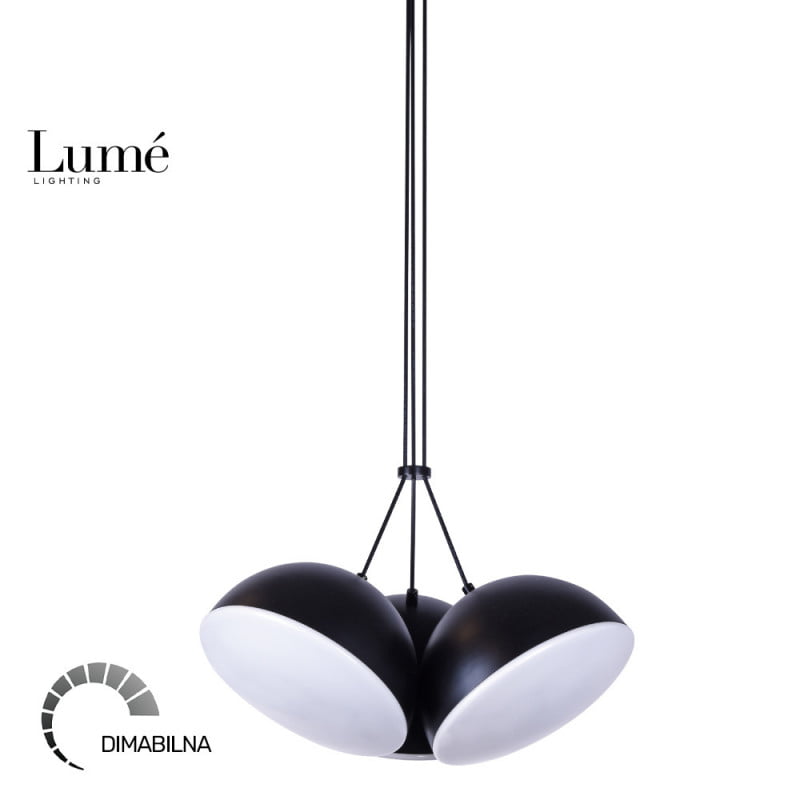 LUME – ARIA 28 VISILICA DIMABILNA 60W 3000K CRNA