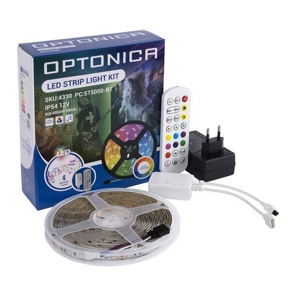 LED TRAKA BT MUSIC 5M 8W RGB SET IP54 4330 OPTONICA