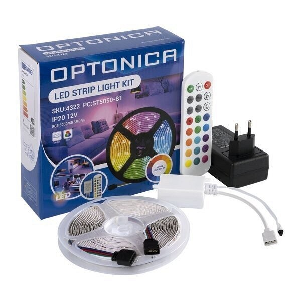 LED TRAKA 5M 8W RGB SET IP20 4322 OPTONICA