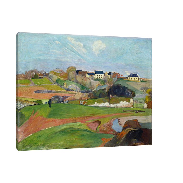 Landscape at Le Pouldu, Paul Gauguin