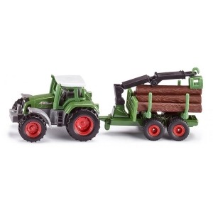 Traktor sa sumskom prikolicom Fendt igračka model Siku (1645)