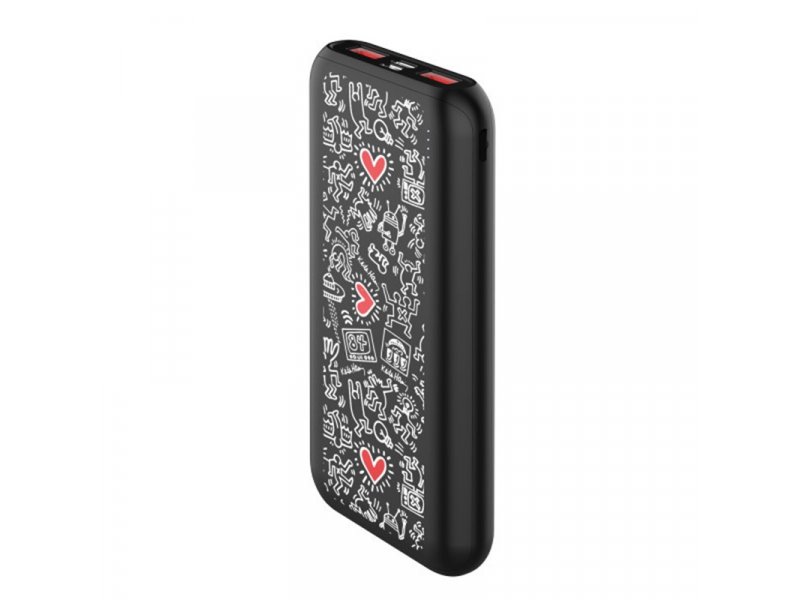 CELLY KEITHHARING PB10000 POWER BANK 10000MAH CRNI