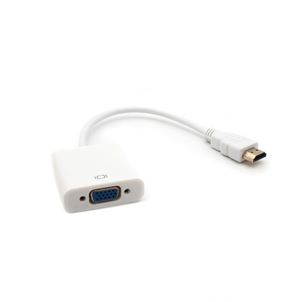 ADAPTER JWD HDMI-VGA M/F WHITE
