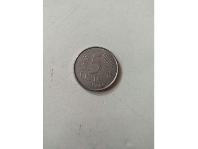 5 centi Brazil, 1994.