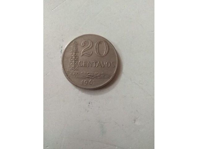 20 centavosa Brazil  1967.