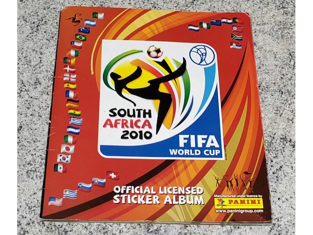 Fifa panini 2010 WC South Africa popunjen album