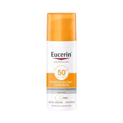 Eucerin sun anti-age tonirana krema za lice za zaštitu od sunca SPF50 Svetla, 69776