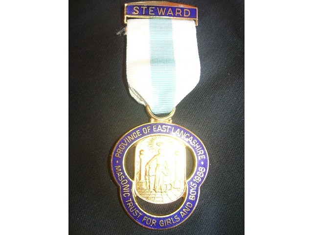 Masonska medalja Steward 1988
