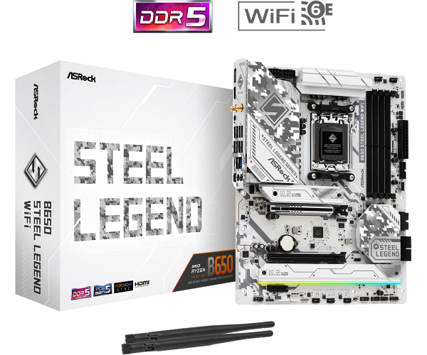 MB AMD AM5 ASRock B650 STEEL LEGEND WIFI