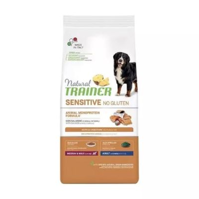 Trainer Natural Sensitive No Gluten Adult Medium & Maxi Losos 3kg