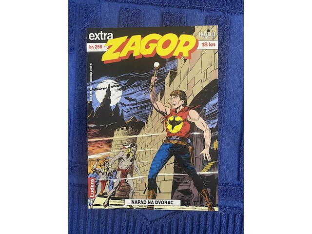 ZAGOR EXTRA 258 NAPAD  NA  DVORAC ludens