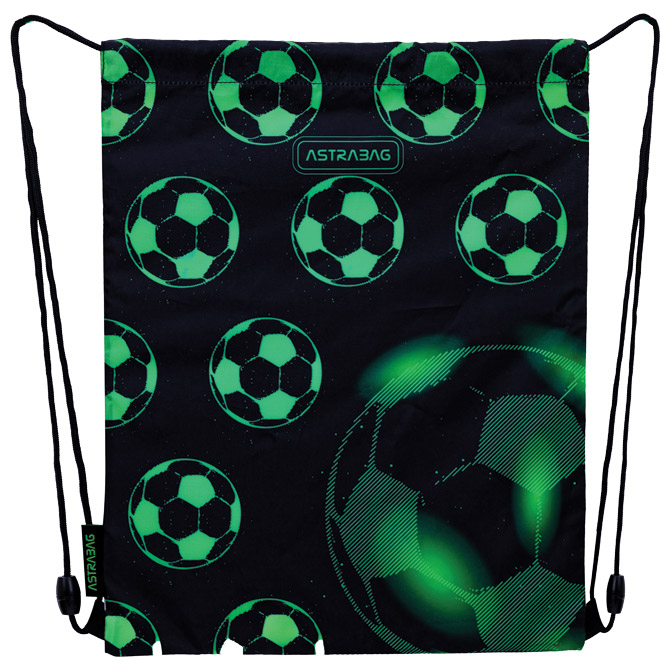 Torba za fizičko AD1 Neo Football 24.Astrabag 507024050 crno-zelena