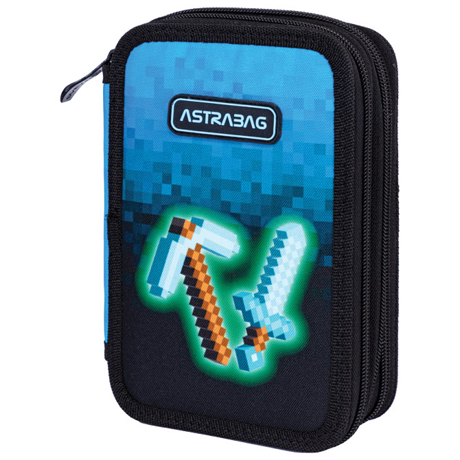 Pernica puna 3zipa AC31 Blue Pixel 24.Astrabag 503024055 plava