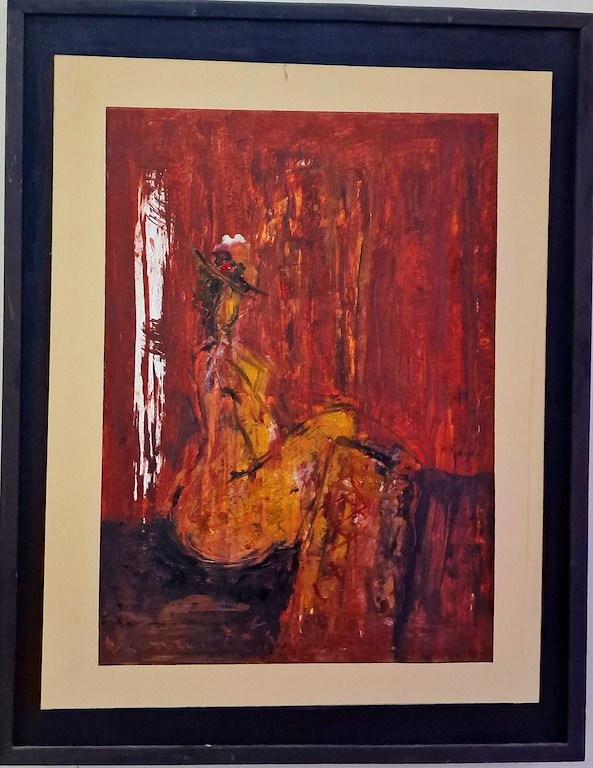 VLADAN MICIC MICKE – ULJE NA KARTONU – 68X52CM