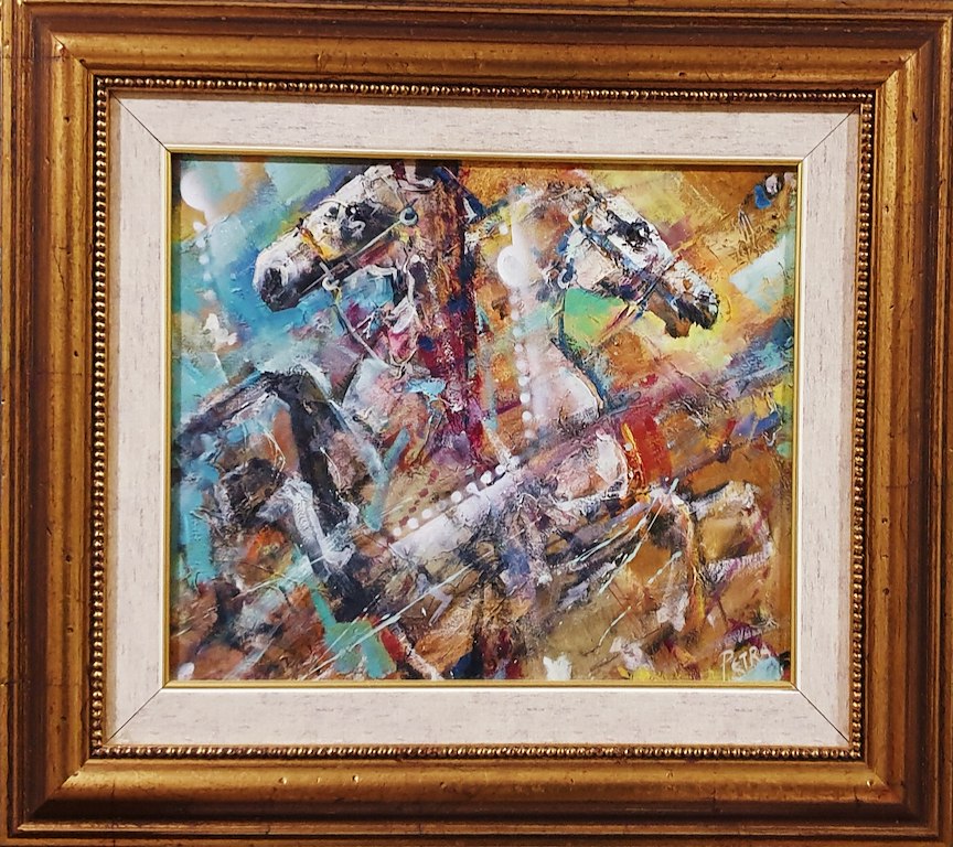 NEBOJSA PETROVIC PETRA – ULJE NA PLATNU – 48X43CM