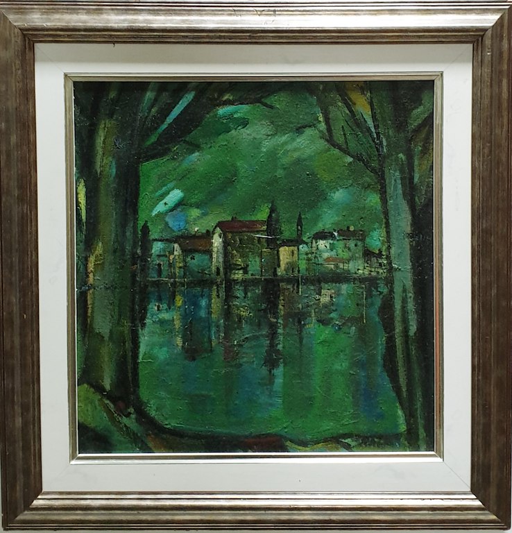 MARIN PROFACA -ULJE NA LESONITU – 43X43CM