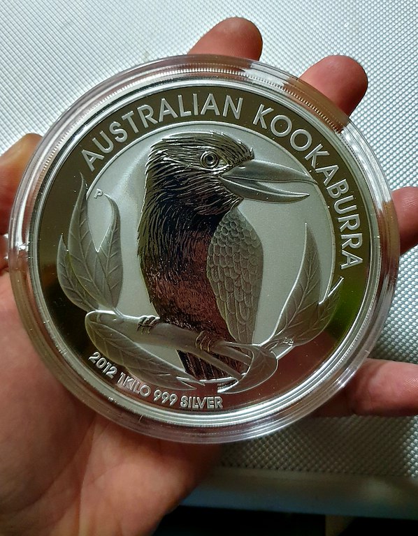 AUSTRALIA 30$ 2012GOD. – 1 KILOGRAM CISTOG SREBRA 999 FINOCE