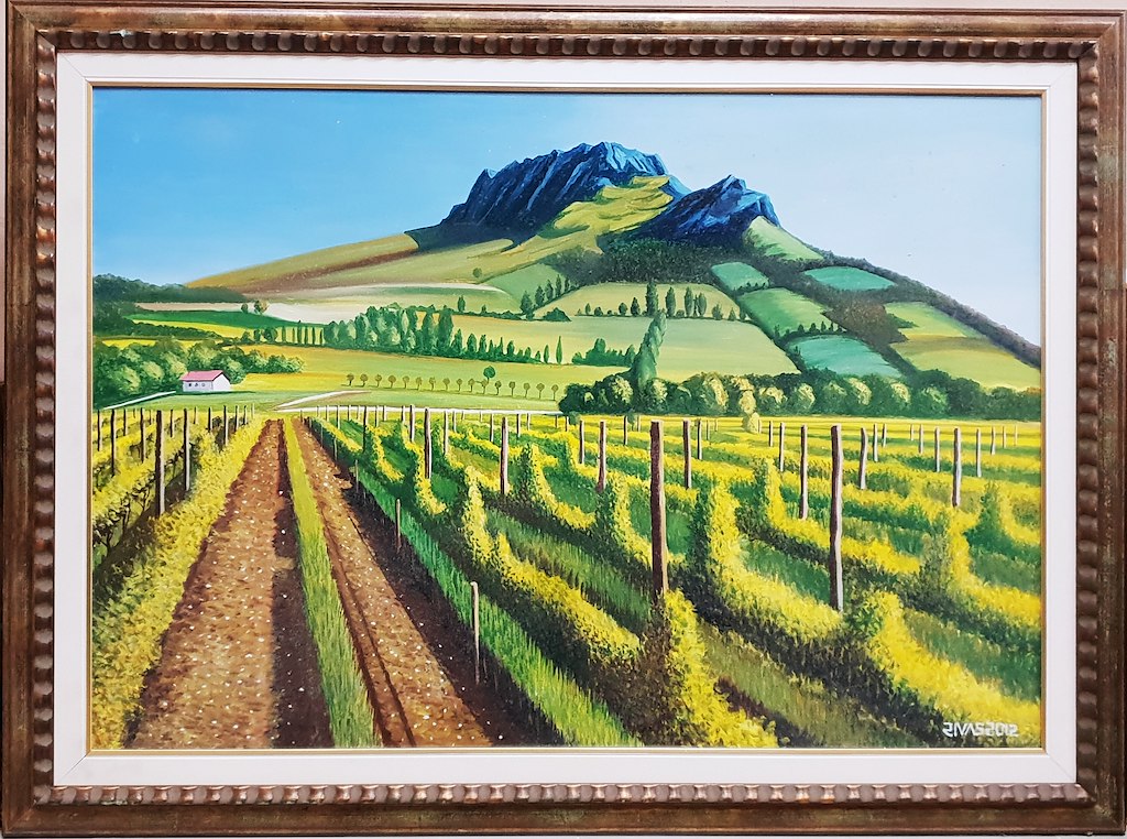 DRAGAN RIVAS-ULJE NA PLATNU-117×87- VINOGRADI 2012 GOD.