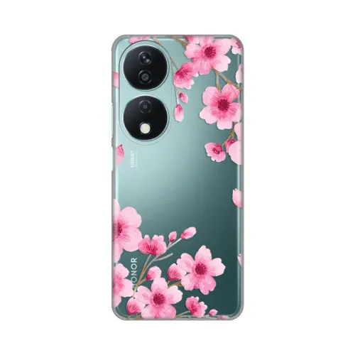 Silikonska futrola - maska print Skin za Huawei Honor X7b Rose Flowers