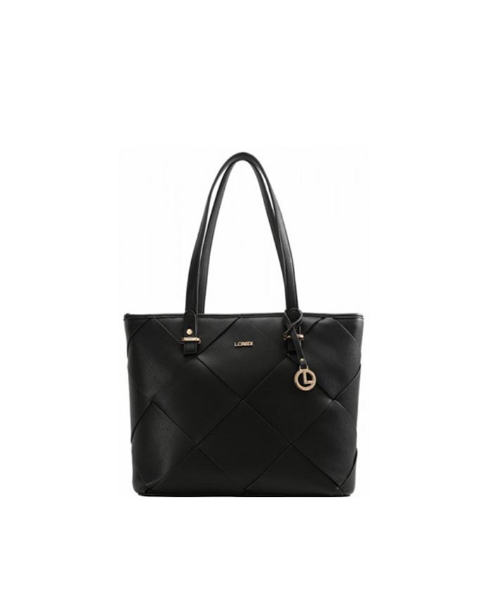 TORBA HERRERA SHOPPER BLACK Univerzal