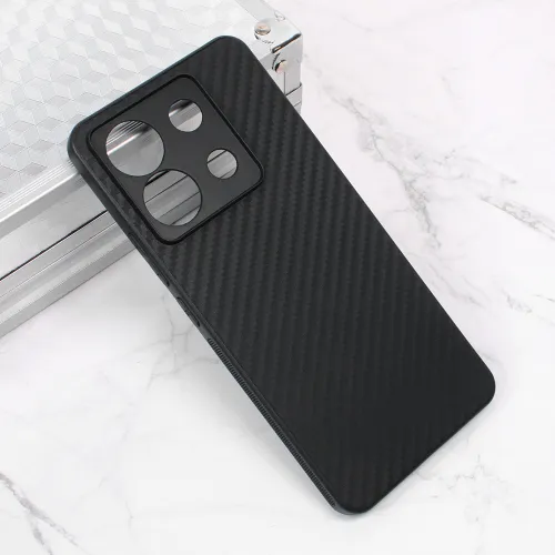 Futrola - maska Carbon fiber za Xiaomi Redmi Note 13 Pro 5G (EU) crna