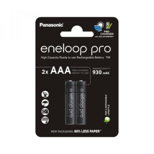 Panasonik baterija Eneloop pro AAA(BK-4HCDE/2BE) 2 kom.