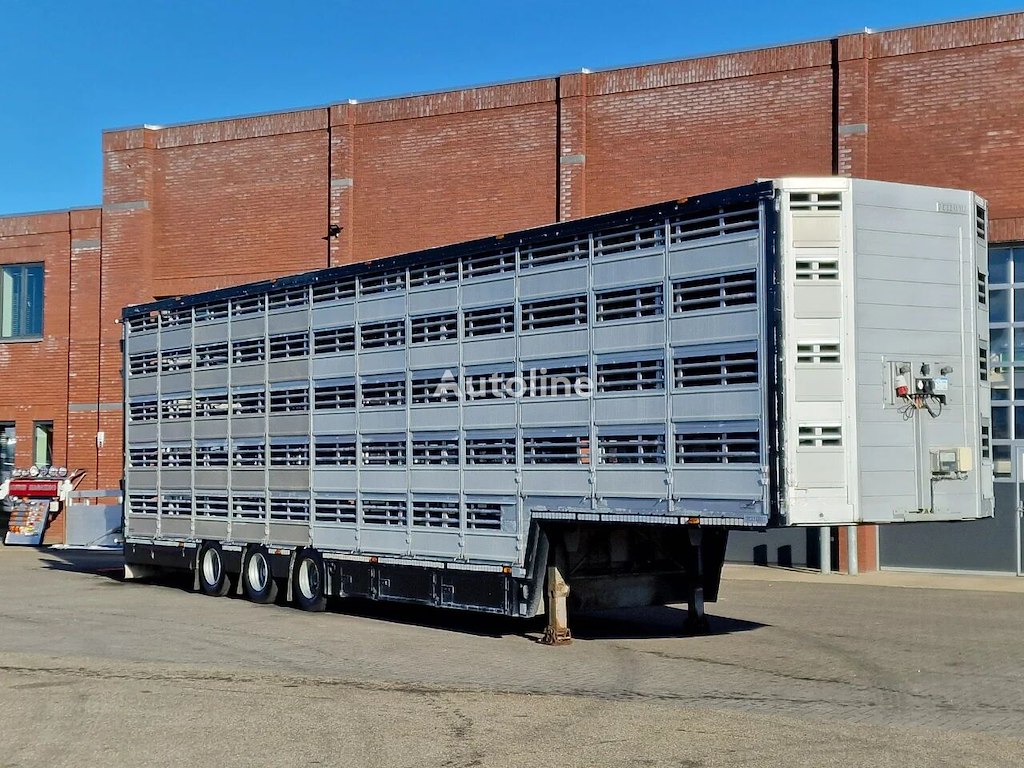 Pezzaioli 5 deck livestock 155M2 - Water & Ventilation - Loadlift - Foldin poluprikolica za prevoz stoke