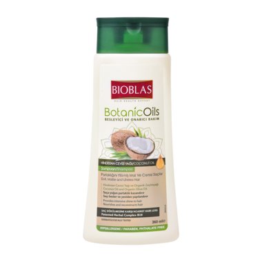 Šampon za prevenciju opadanja kose BIOBLAS Kokosovo i maslinovo ulje 360ml
