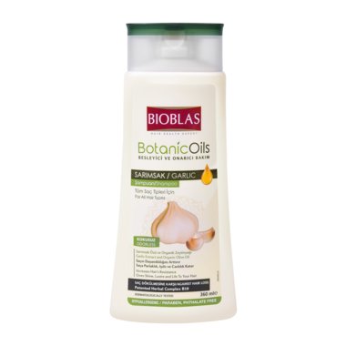 Šampon za prevenciju opadanja i rekonstrukciju kose BIOBLAS beli luk i maslinovo ulje 360ml