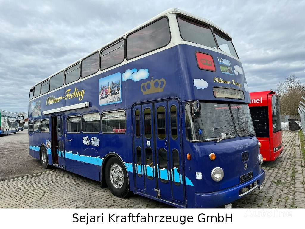 MAN Büssing Doppeldecker DE74 328 H Zulassung dvospratni autobus