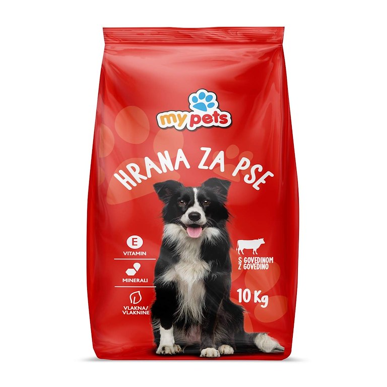 My pets hrana suva za pse govedina 10kg my pets