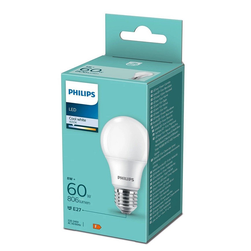 LED SIJALICA E27 8W=60W NW GREEN PHILIPS