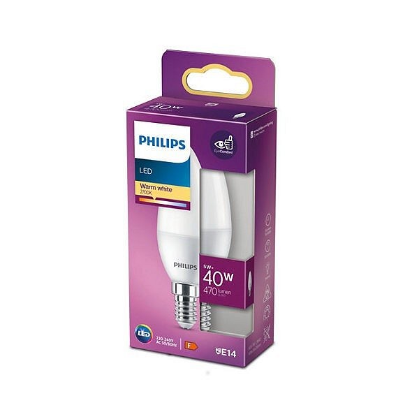 LED SIJALICA E14 5W=40W WW PHILIPS