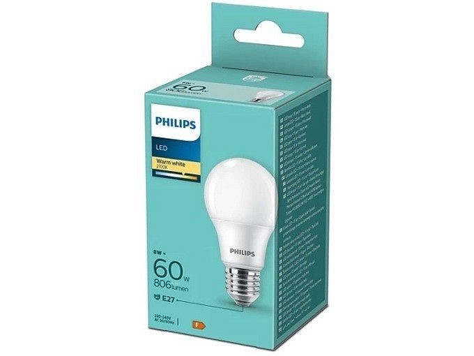 LED SIJALICA E27 8W=60W WW GREEN PHILIPS