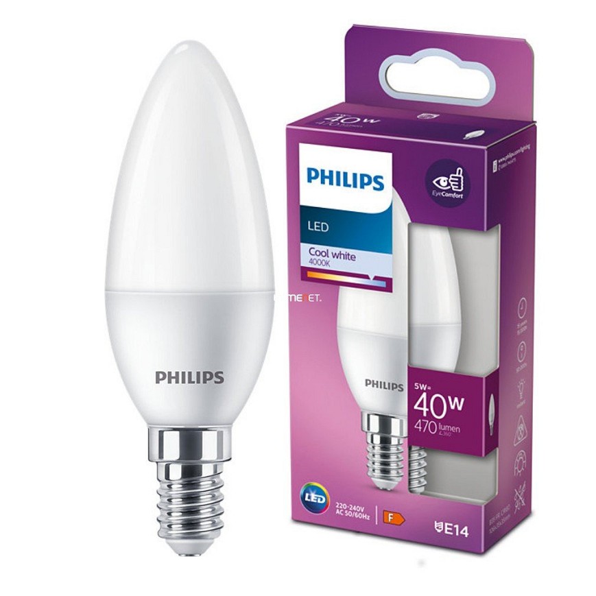 LED SIJALICA E14 5W=40W NW PHILIPS