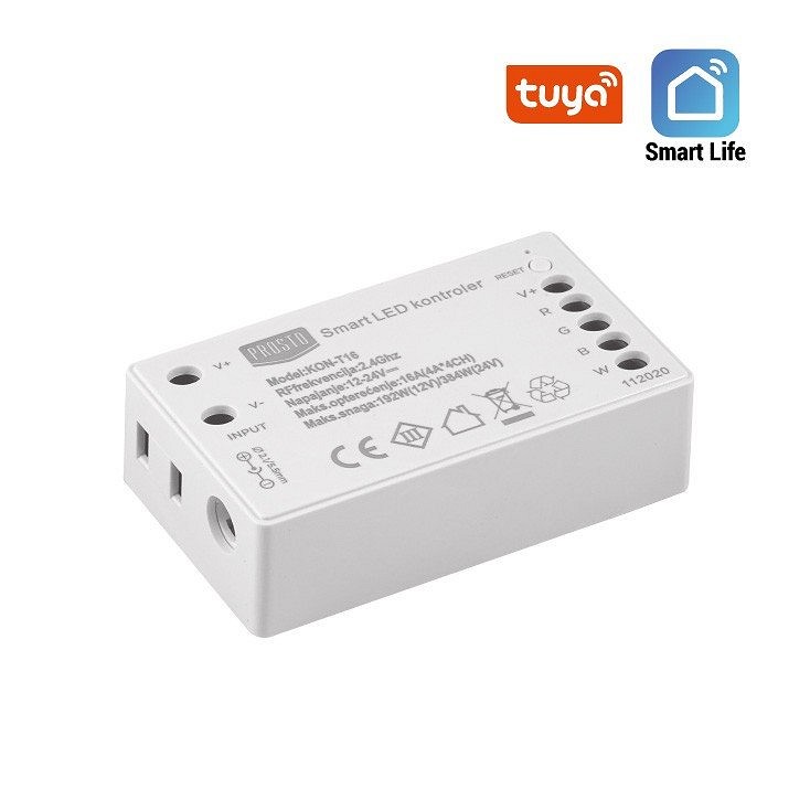 WI-FI LED KONTROLER ZA RGBW LED TRAKU 192W