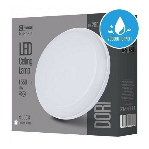 LED PLAFONJERA 18W NW KRUG DORI ZM4311 IP54 EMOS