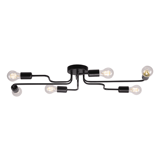 LUSTER 6XE27 CRNI M11038-6