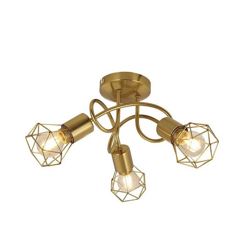 SPOT LAMPA 3XE14 XARA GOLD 54802GB 3D GLOBO