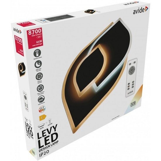 LED PLAFONJERA 65W LEVY SA DALJINSKIM AVIDE