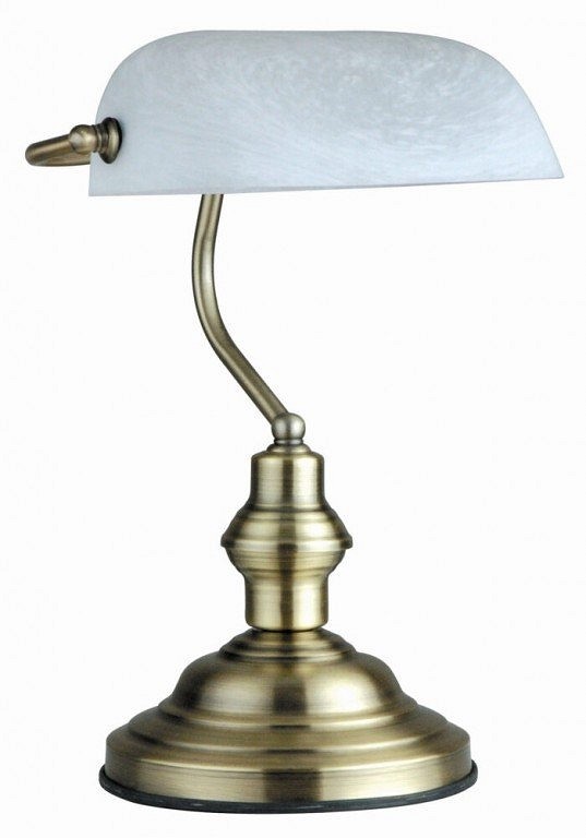 STONA LAMPA BANKARKA ANTIQUE BELA E27 GLOBO